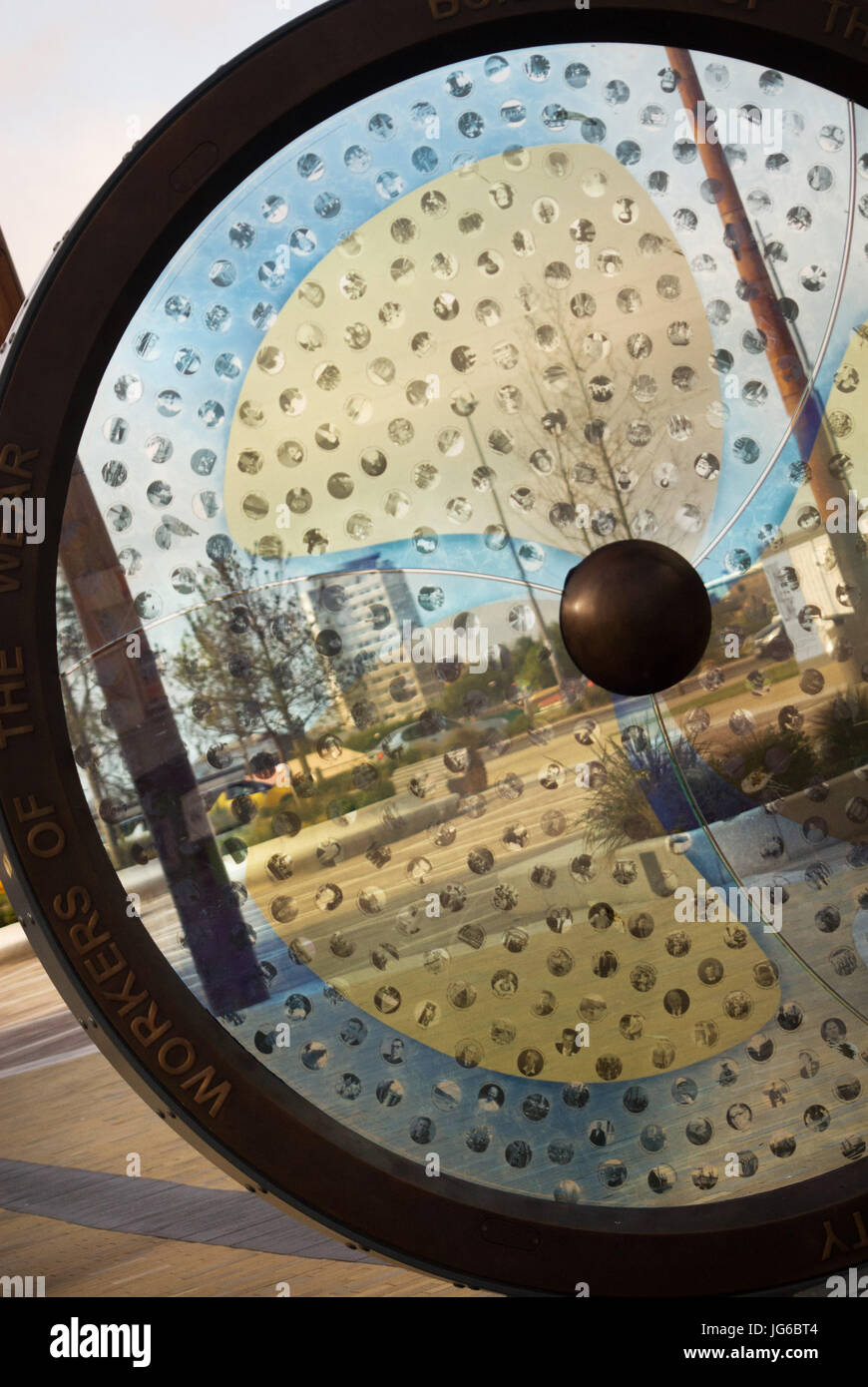 Propellers of the City, public artwork in Keel Square, Sunderland, Tyne ...