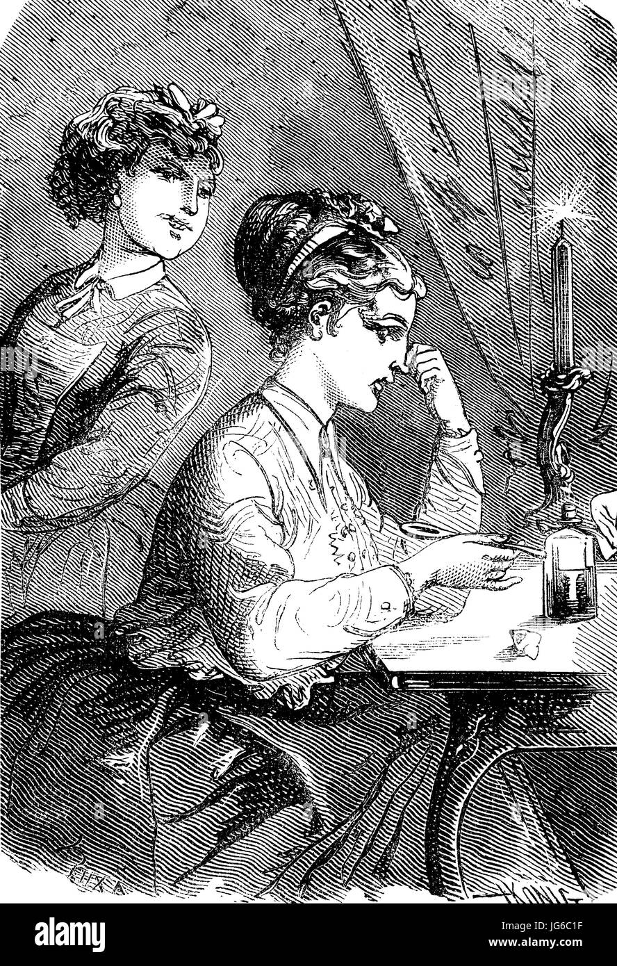 Digital improved:, Medicine, taking medication, A foul-smelling powder ...