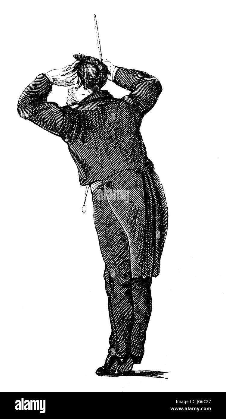 Conductor orchestra 19th century Black and White Stock Photos & Images ...
