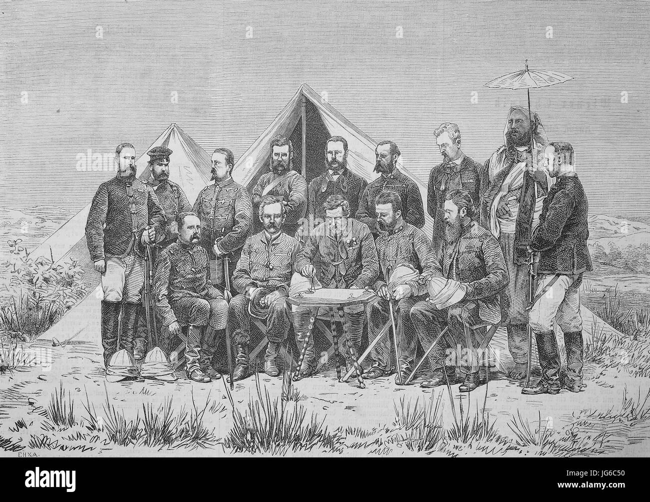 Digital improved:, Abyssinian expedition of 1868, Sir Robert Rapier and ...