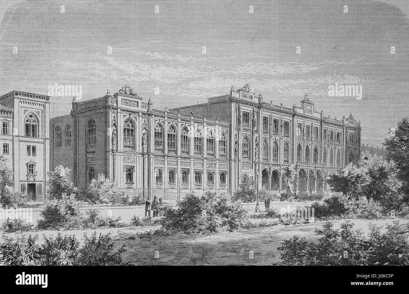 Digital improved:, The Bavarian National Museum, Bayerisches Nationalmuseum, in Munich is one of ...