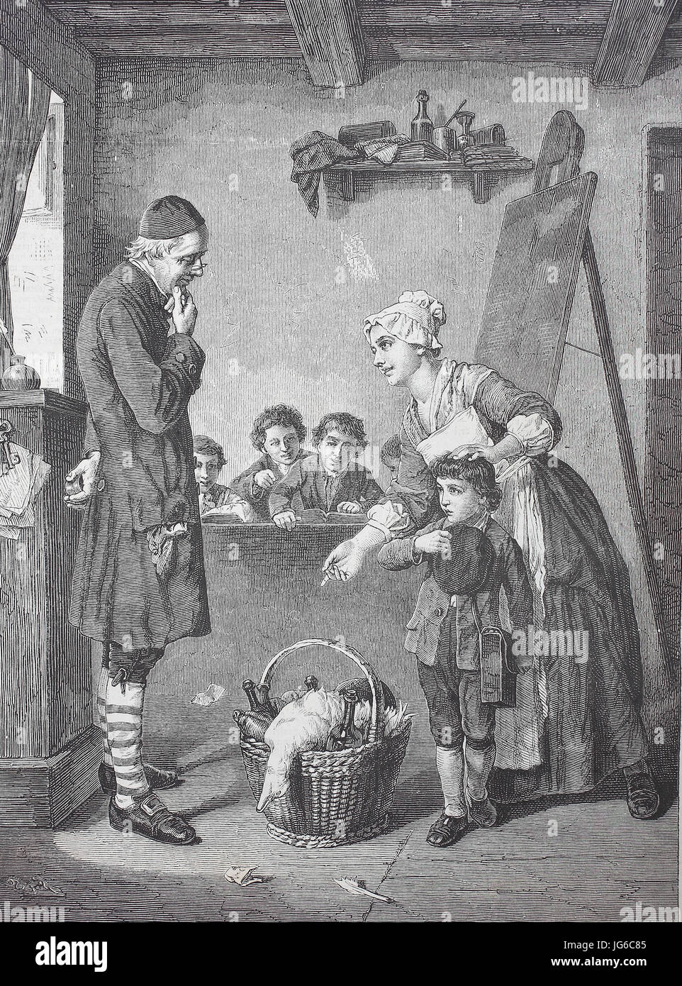 19th century school teacher hi-res stock photography and images - Alamy