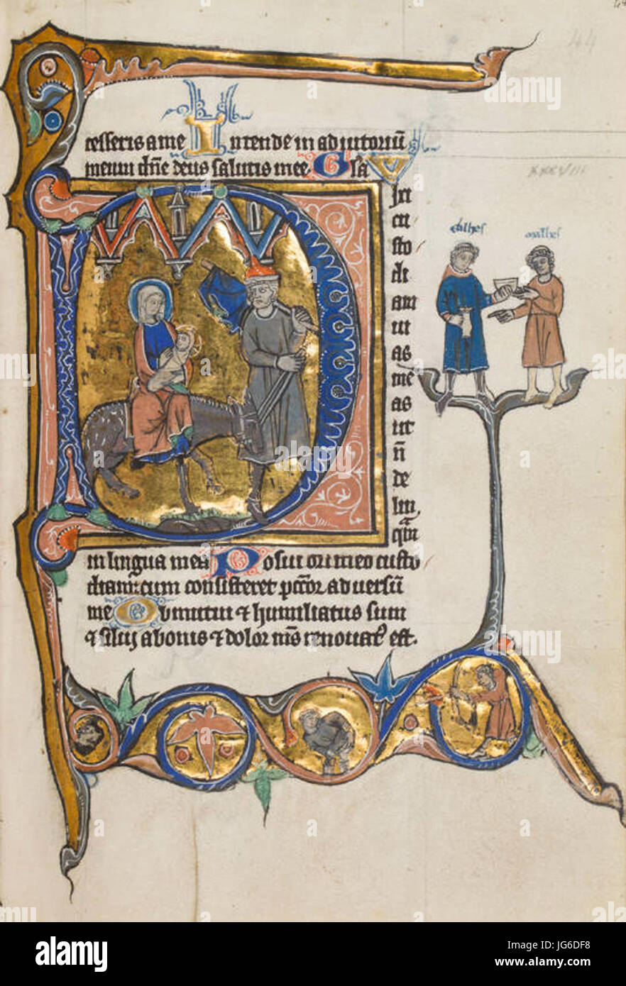 Psautier dit de Lambert le Bègue Stock Photo - Alamy