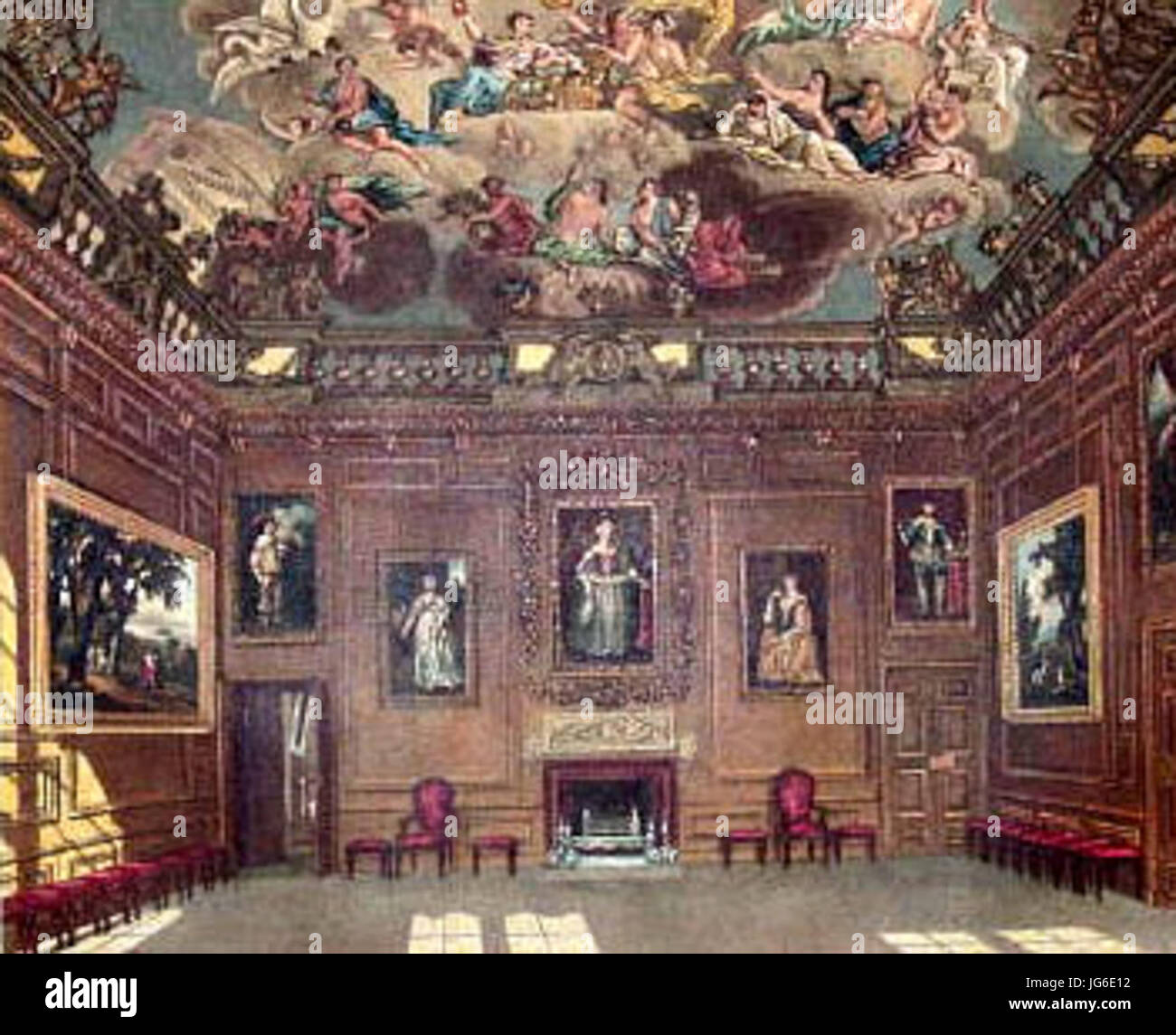 PyneWindsor Castle - Queen s Audience Chamber edited Stock Photo - Alamy