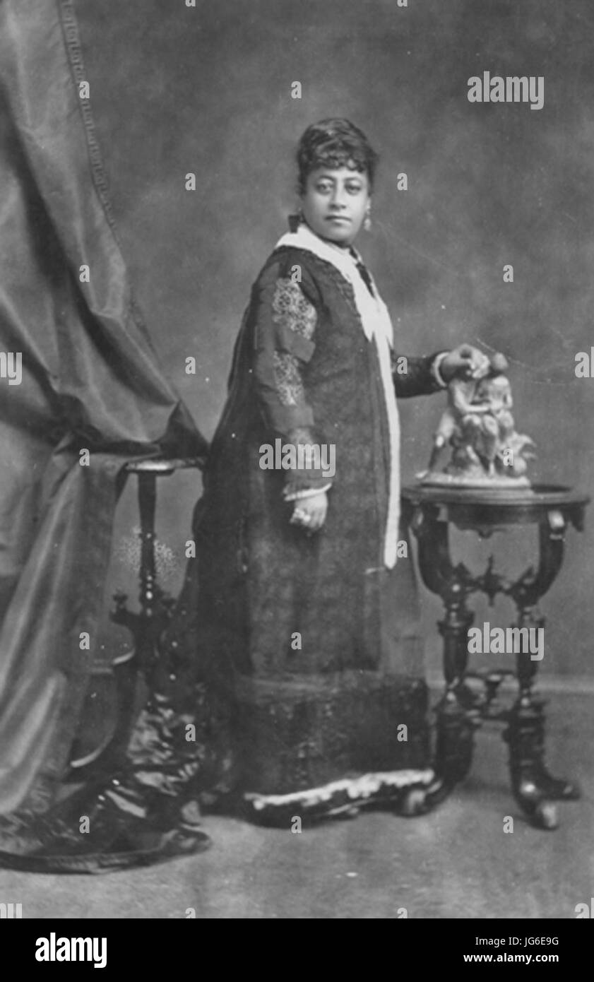 Queen Emma of Hawaii 28PP-96-3-01129 Stock Photo - Alamy