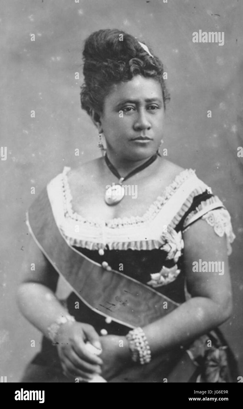 Queen Kapiolani photograph by A. A. Montano 28PP-97-15-00129 Stock ...