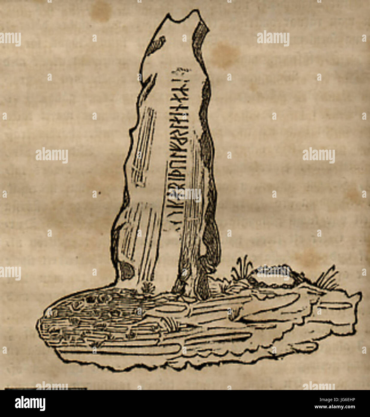 Rävsal runestone Bo Krause19663B70 Stock Photo - Alamy