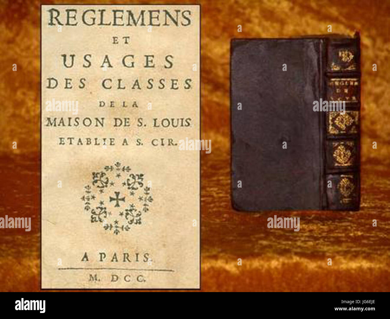 Règlement a l usage de Saint-Louis de Saint-Cyr Stock Photo - Alamy