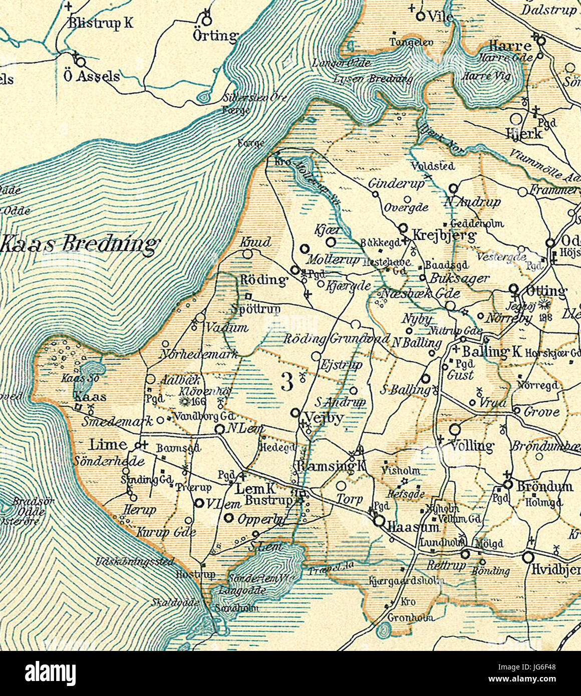 Viborg map hi-res stock photography and images - Alamy