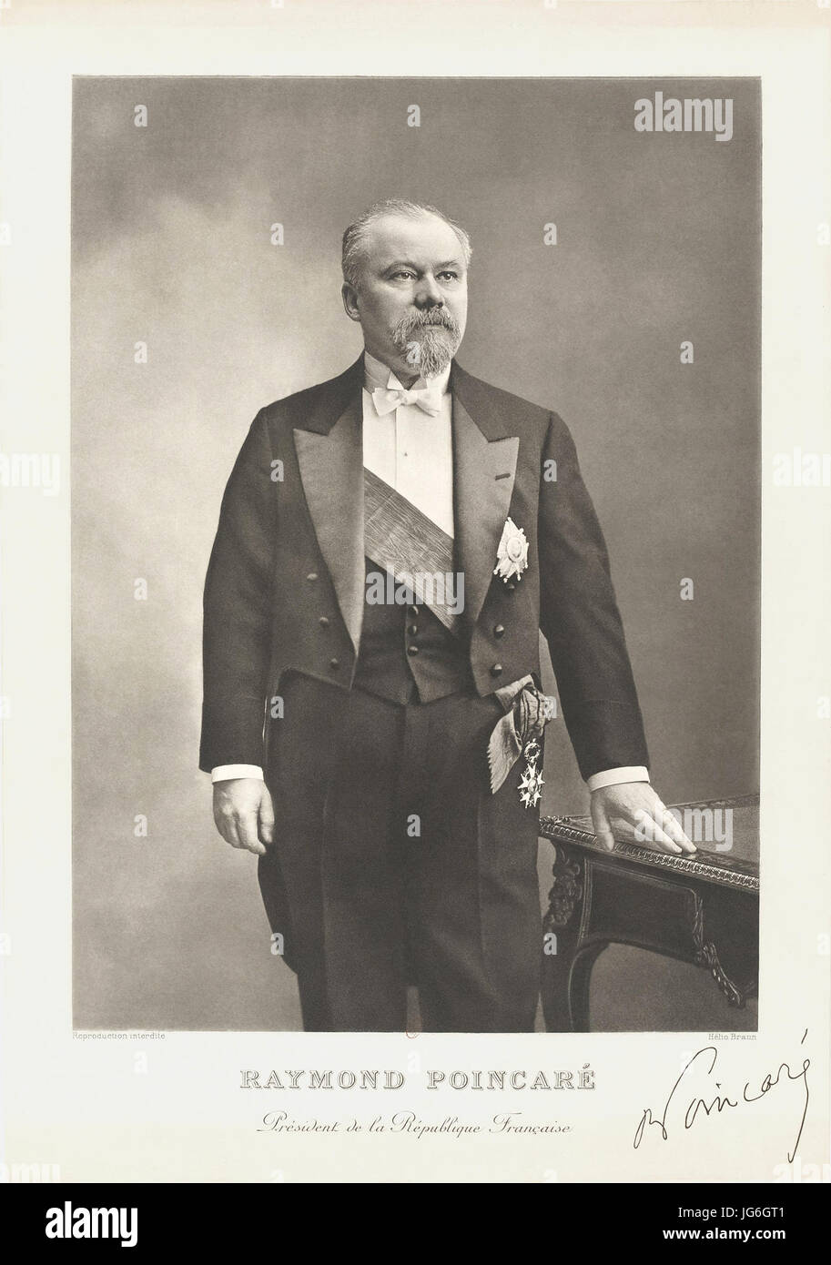 Vintage photo of raymond poincare hi-res stock photography and images ...