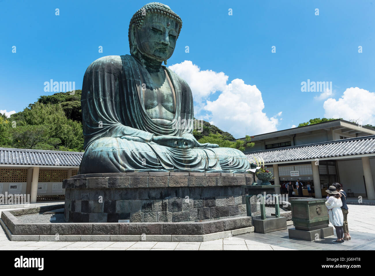 The Great Buddha of Kamakura, Kanagawa Japan. Buddhist temple Stock ...