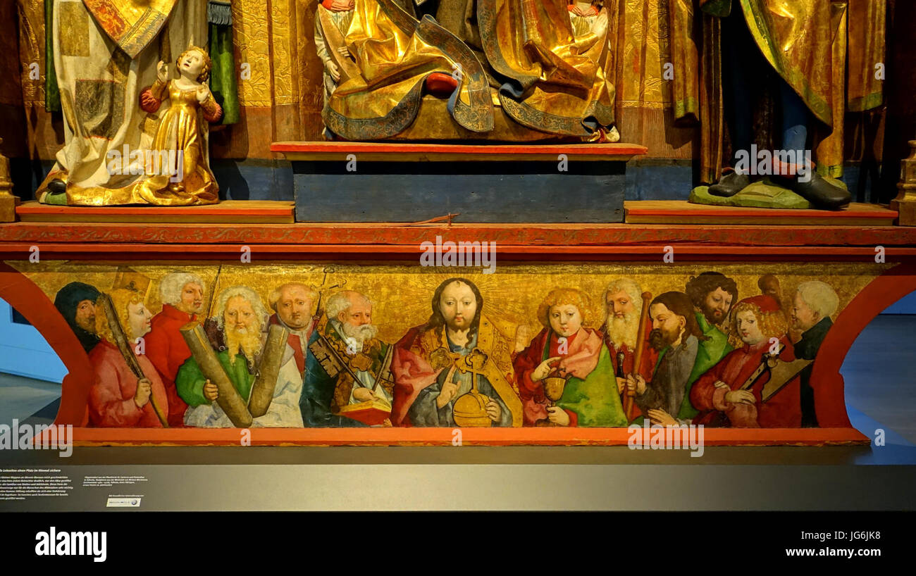 Retable from St. Cyriacus and Pankratius Church, detail 2, by workshop of Niclaus Weckmann ...