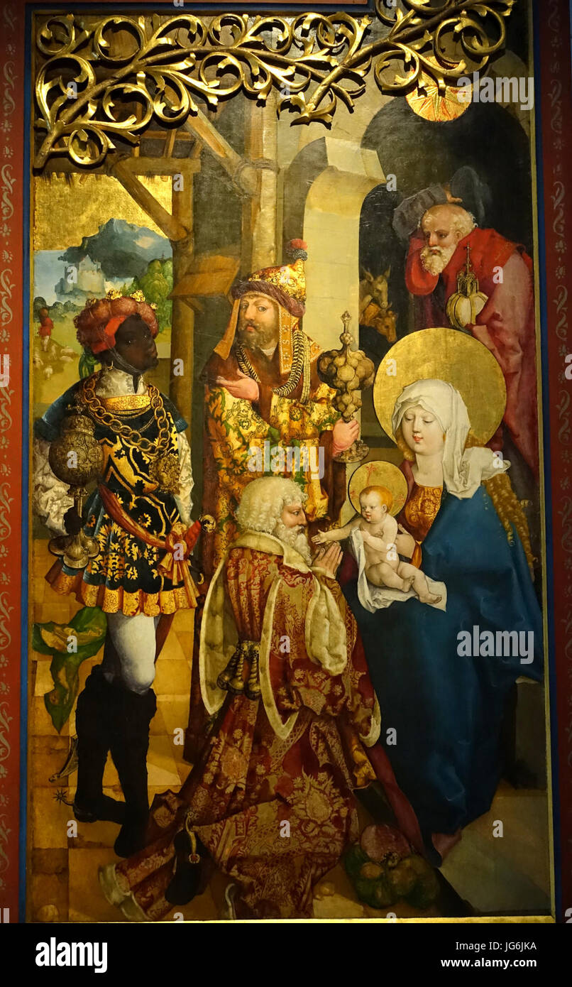 Retable from St. Cyriacus and Pankratius Church, detail 4, by workshop of Niclaus Weckmann ...