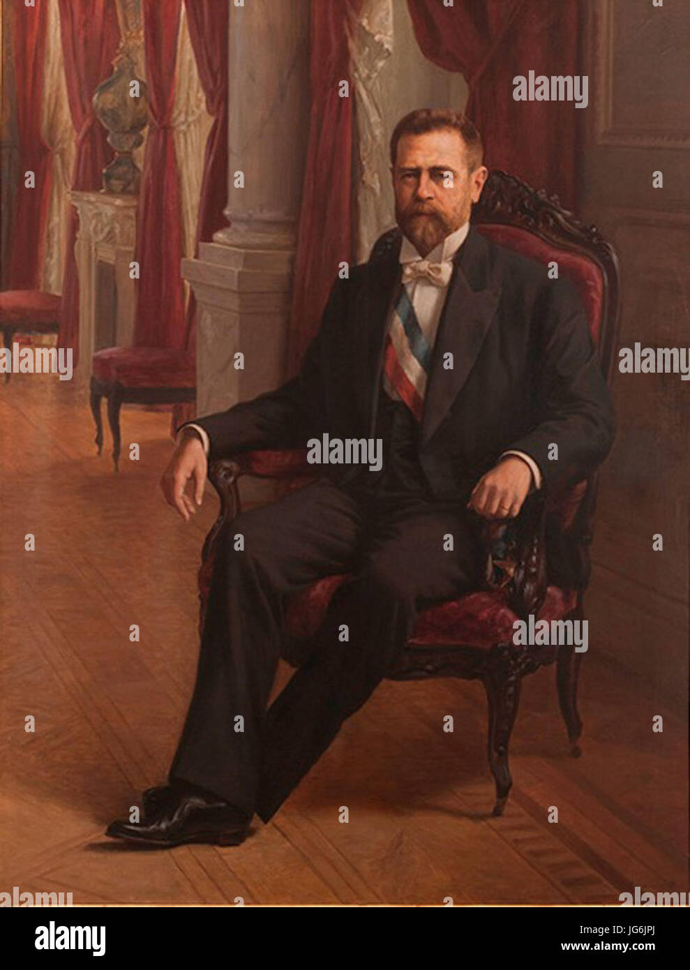 Retrato de Don German Riesco Errázuriz Stock Photo - Alamy