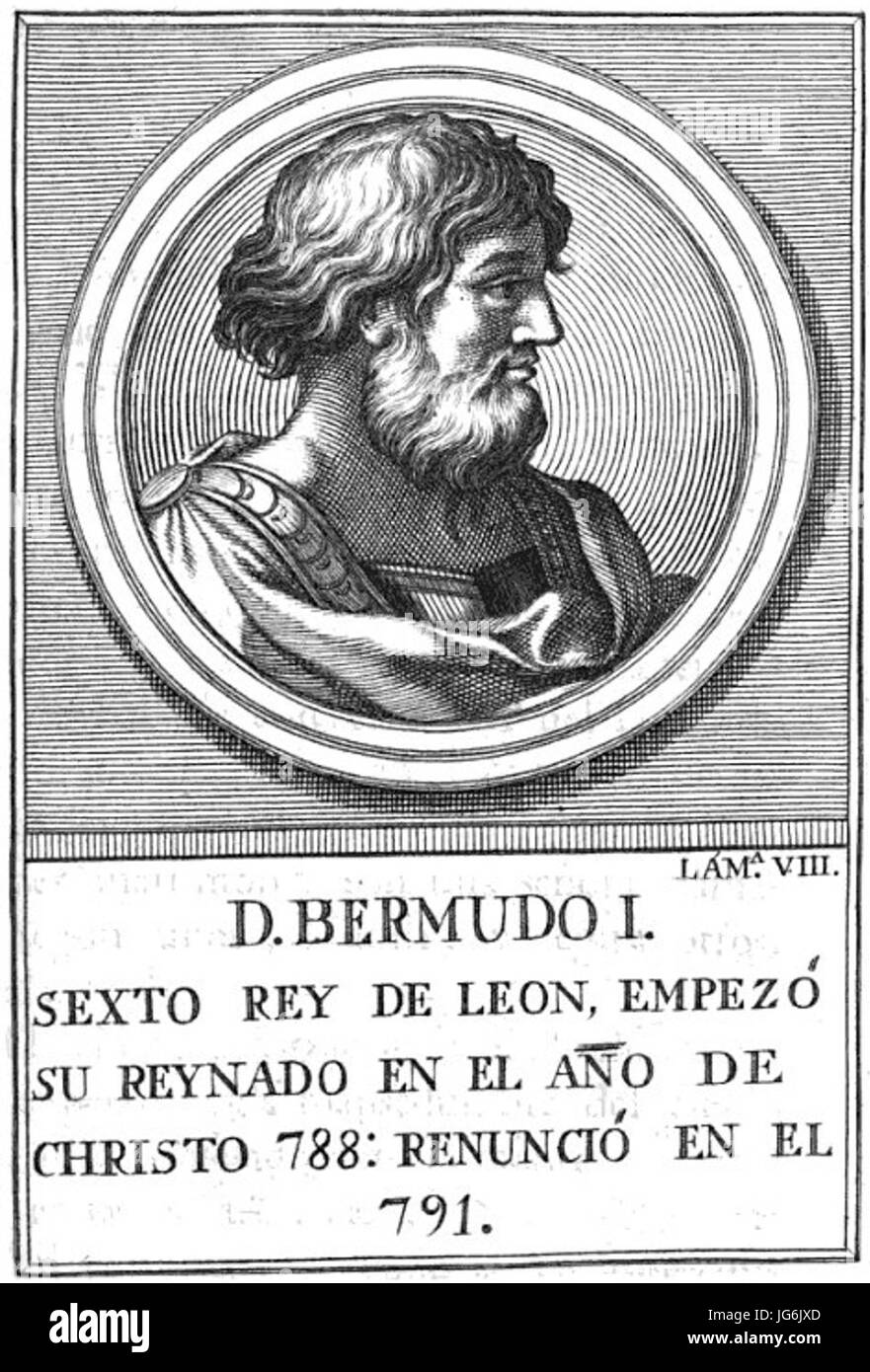 Retrato-043-Rey de León-Bermudo I Stock Photo - Alamy