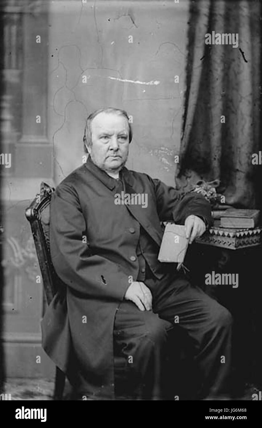 A portrait of the Reverend William Lewis (1814-1891), a missionary ...