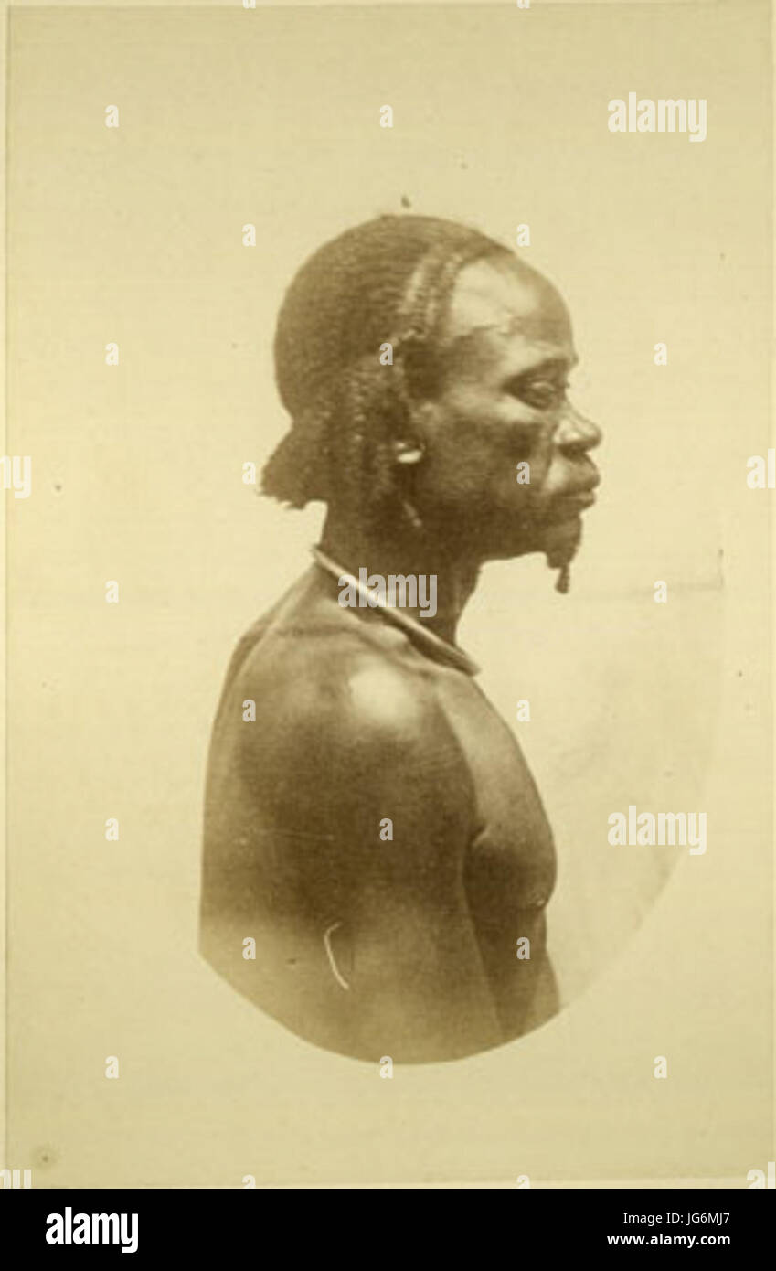 Richard Buchta - Portrait of a Zande 28Makaraka29 man Stock Photo - Alamy