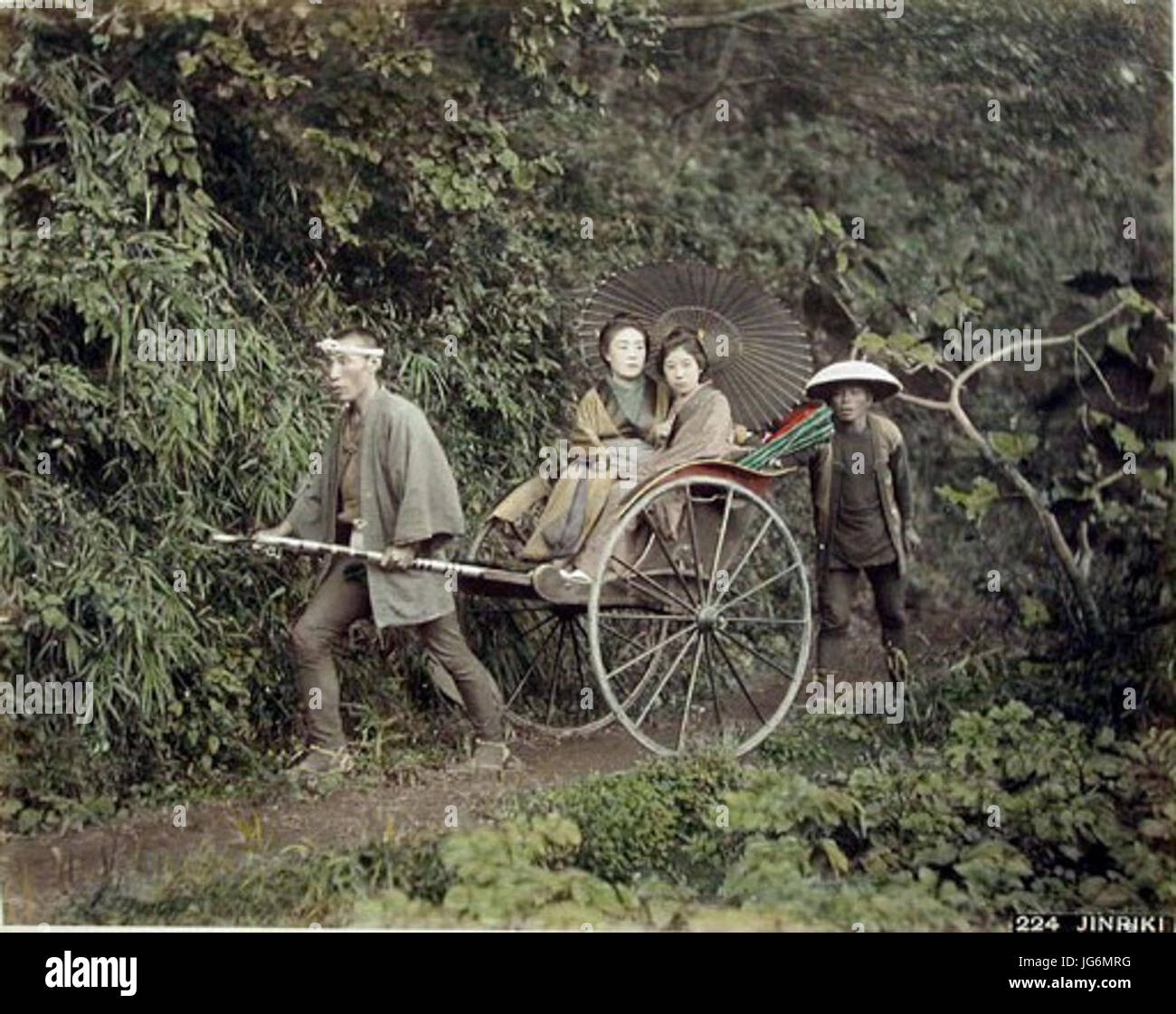 Rickshaw 28Jinricki29 1860 - ca. 1900 Stock Photo - Alamy