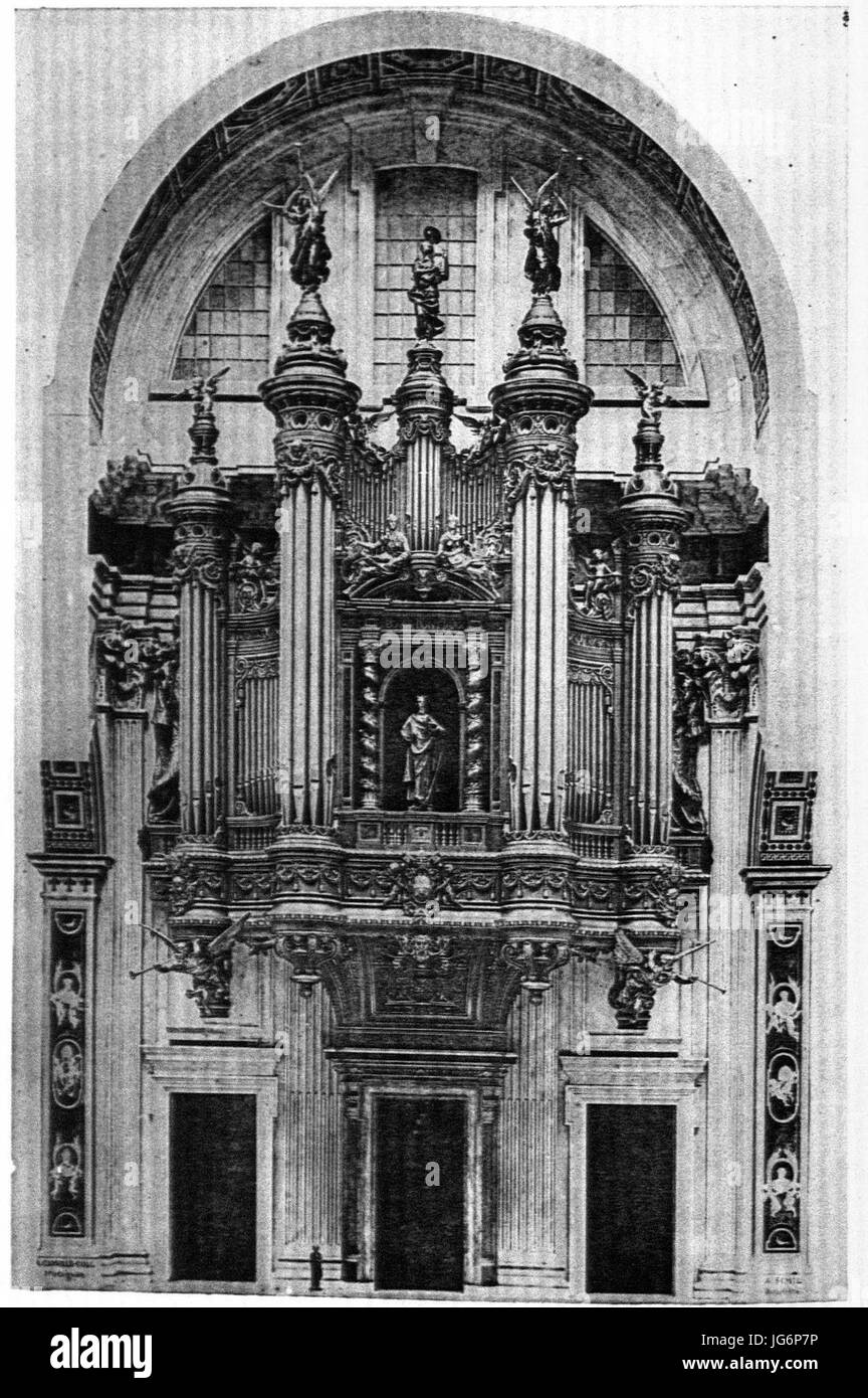 Rome - Saint Peter's Basilica - Cavaillé-Coll Organ 1888 Stock Photo ...