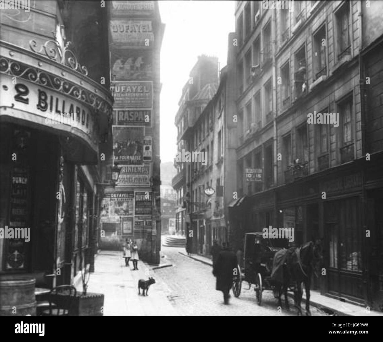 Rue des Anglais Paris 1913 Stock Photo - Alamy