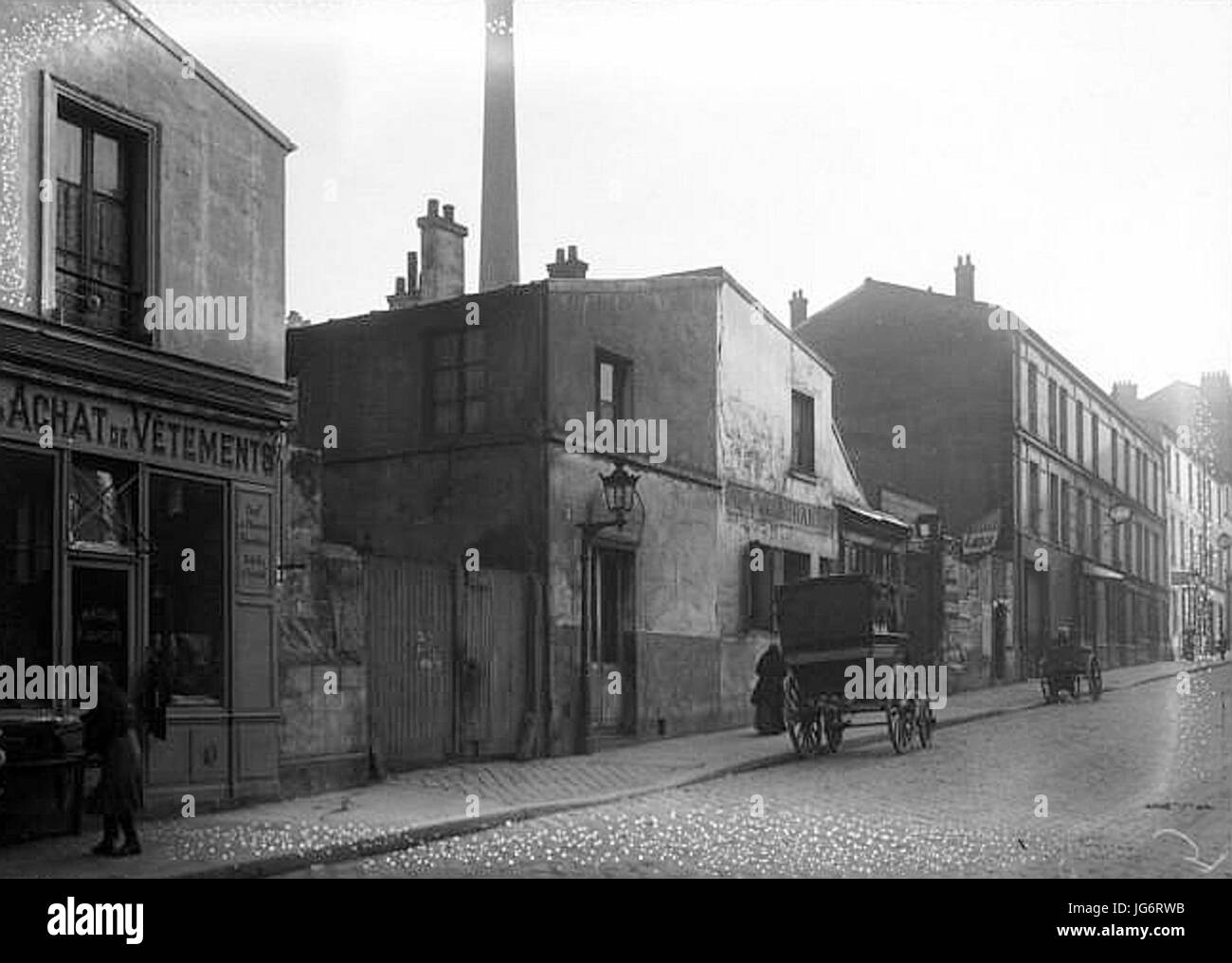 Rue des Chaufourniers Paris 1913 Stock Photo - Alamy