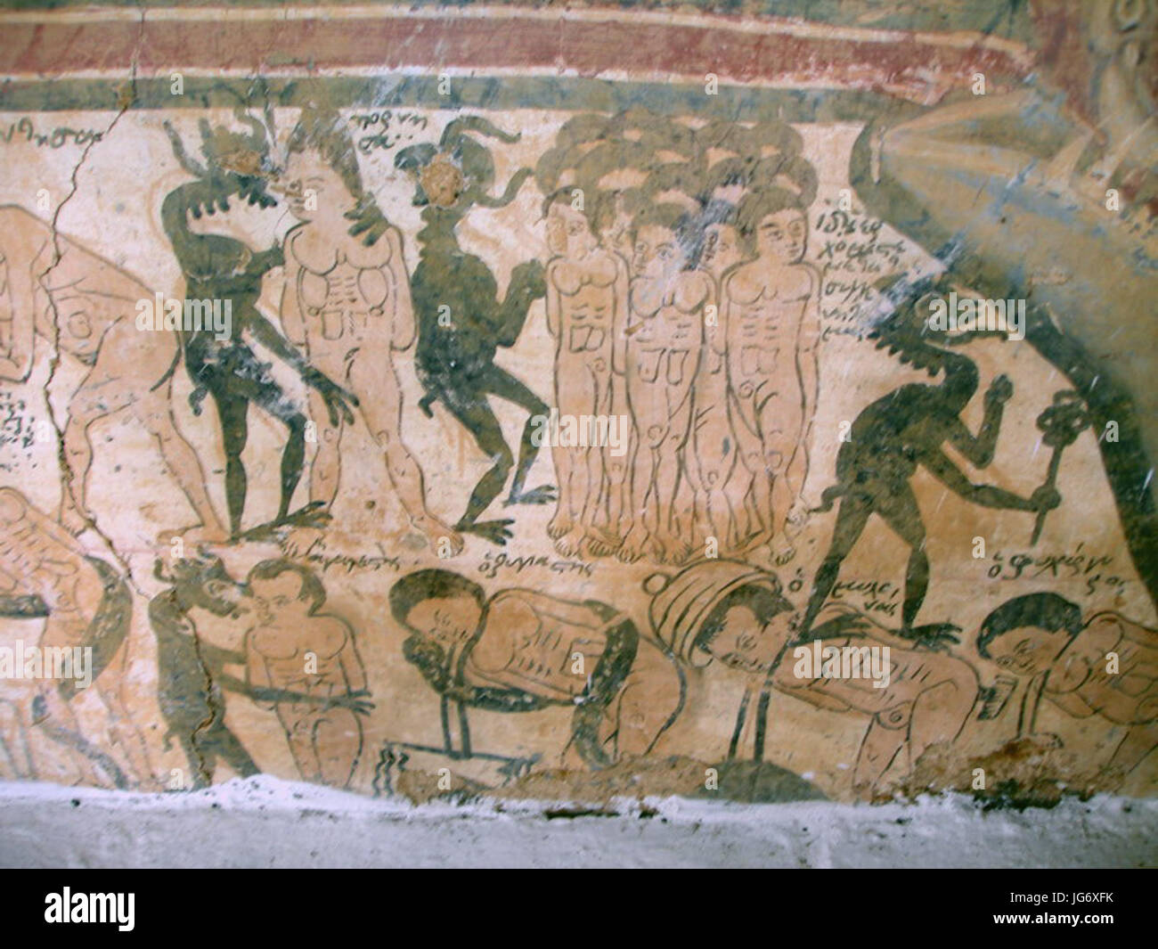 Saint Paraskevi Church Tranovalto Fresco 02 Stock Photo - Alamy
