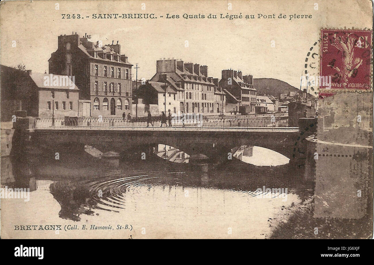 Map of saint brieuc hi-res stock photography and images - Alamy