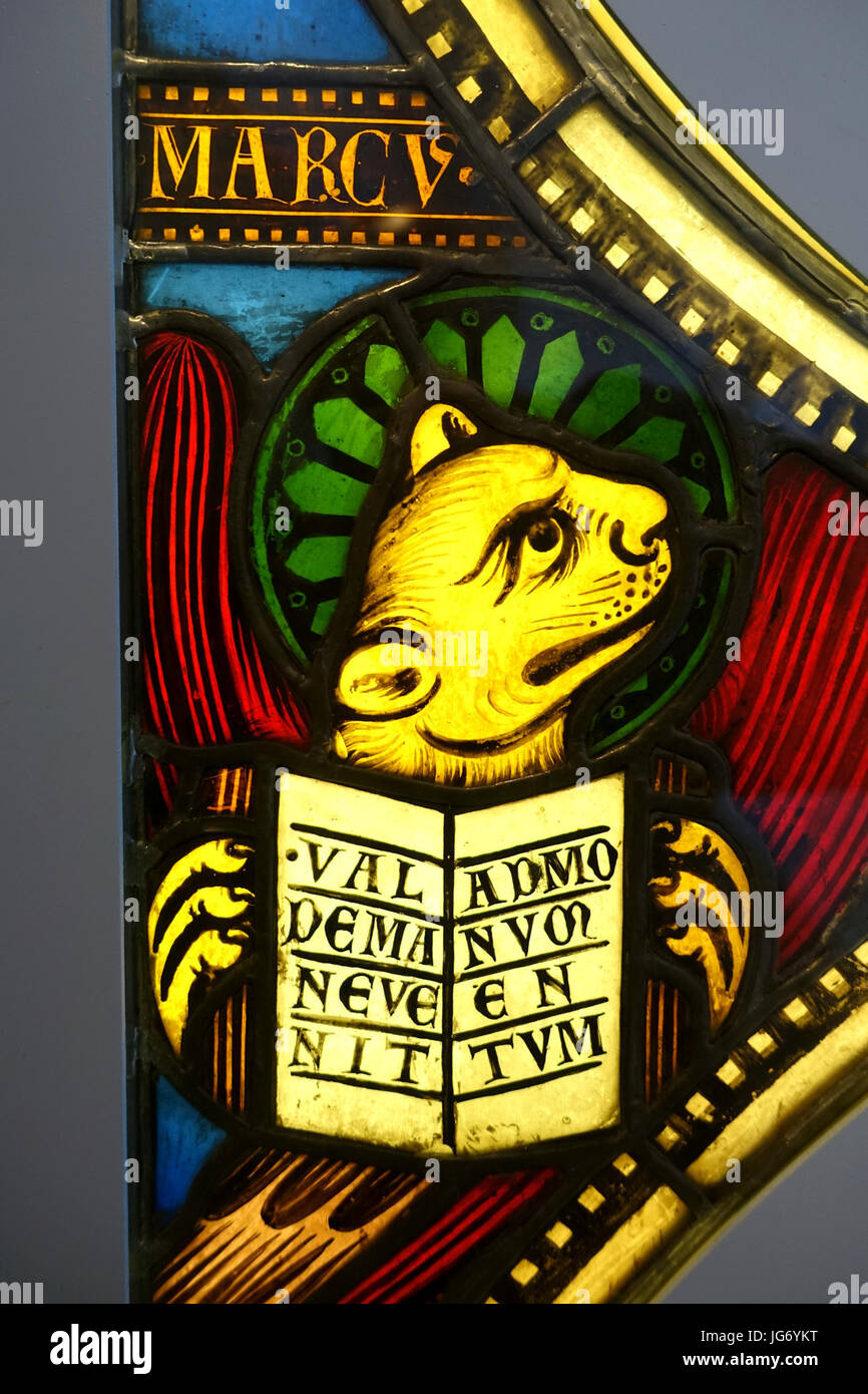 Samson at the Temple of Dagon, detail, from the apse of Alpirsbach ...