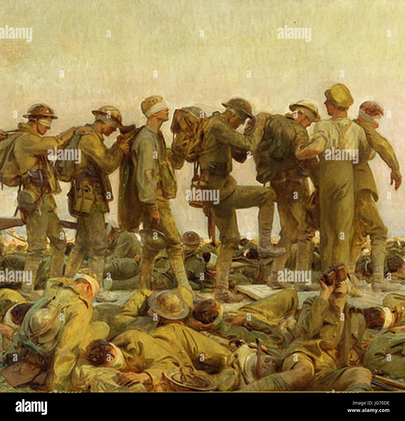 Gassed painting hi-res stock photography and images - Alamy