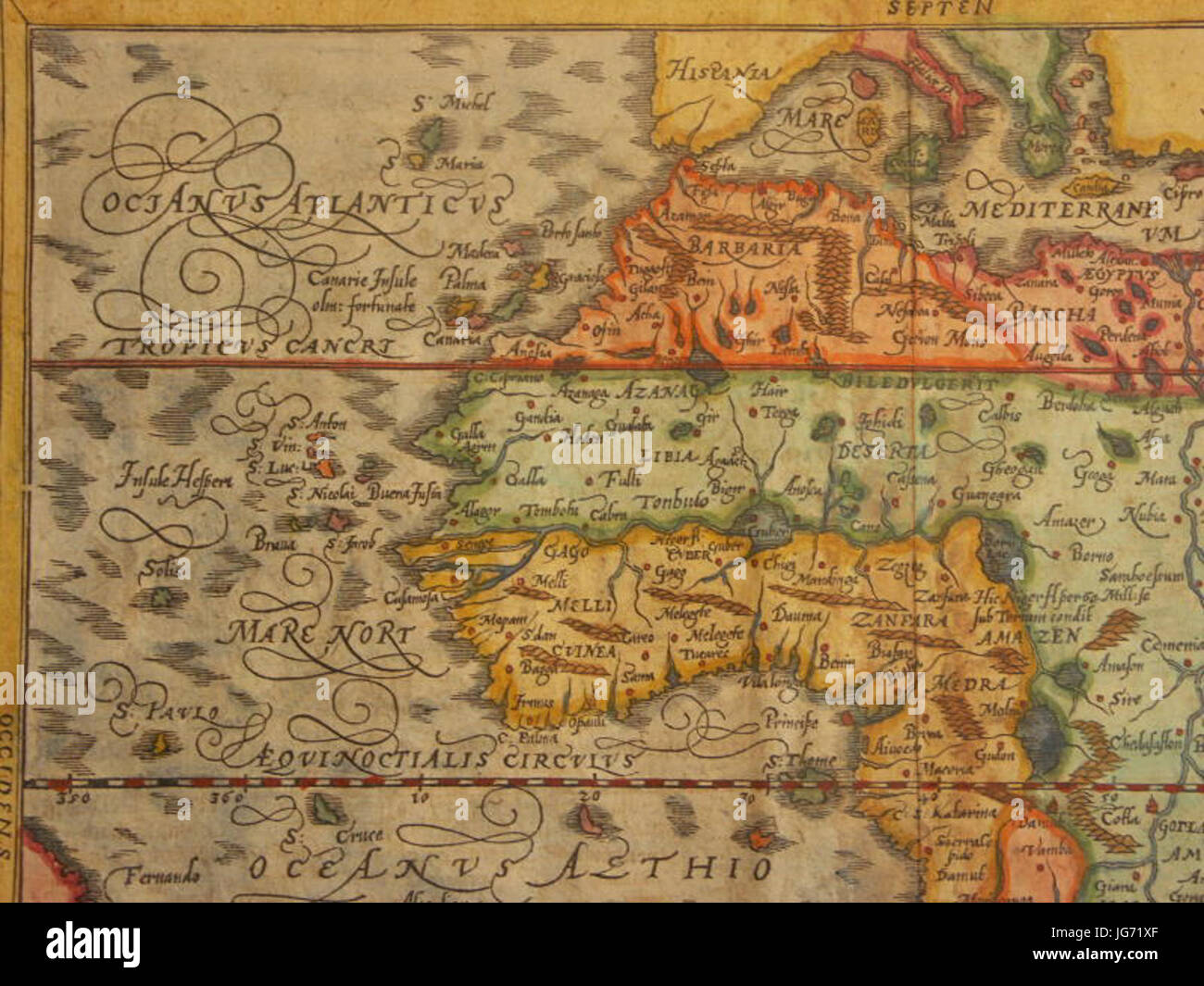 19th century exploration map west africa hi-res stock photography and ...