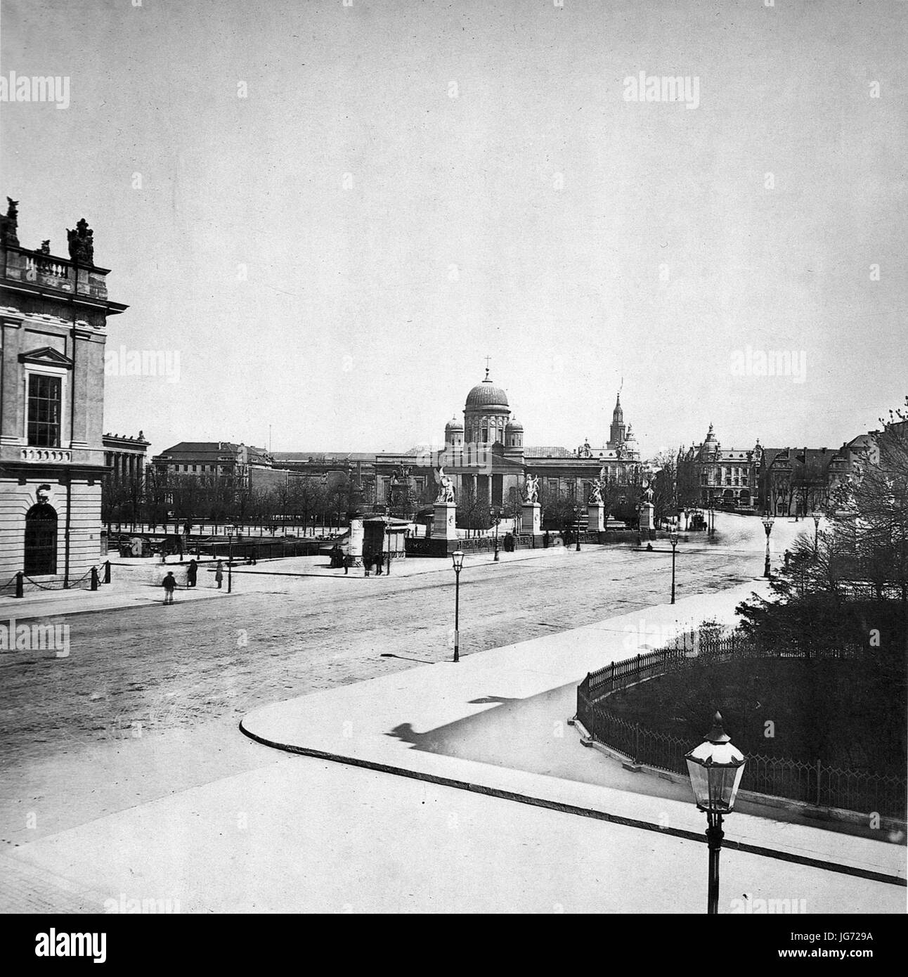 Schloßbrücke, Berlin 1889 Stock Photo - Alamy