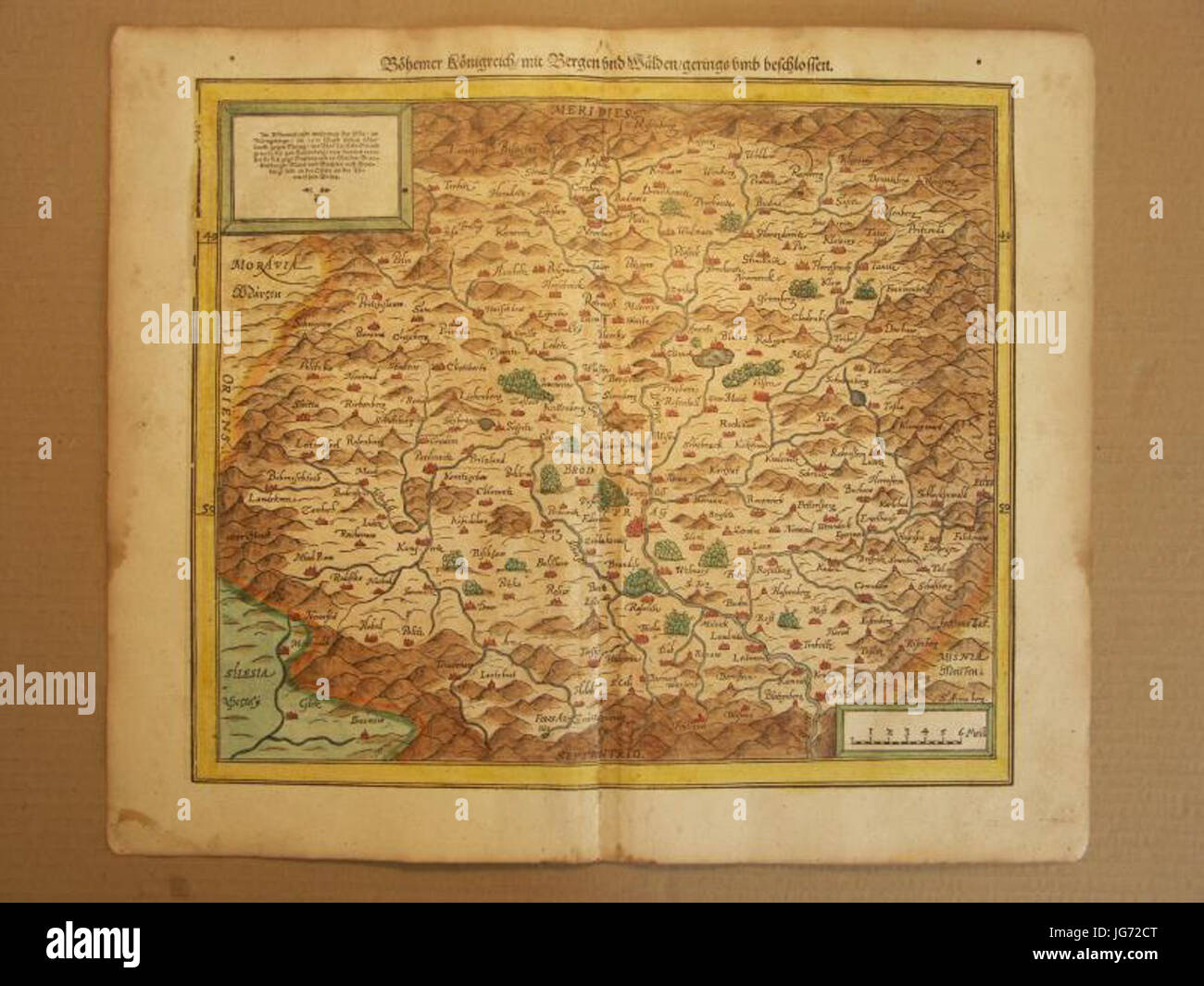 Map of bohemia hi-res stock photography and images - Alamy