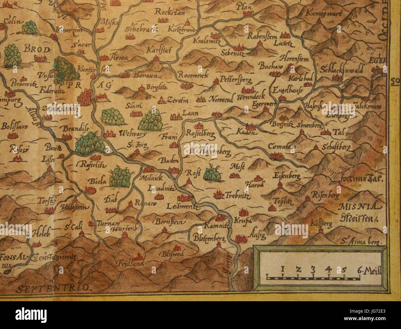 Map Of Bohemia Stock Photos & Map Of Bohemia Stock Images - Alamy