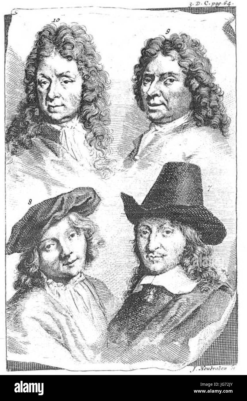 Schouburg3 Plate C p64 7-Jan Asselyn 8-Heyman Dullaart 9-Jan van Pée 10 ...