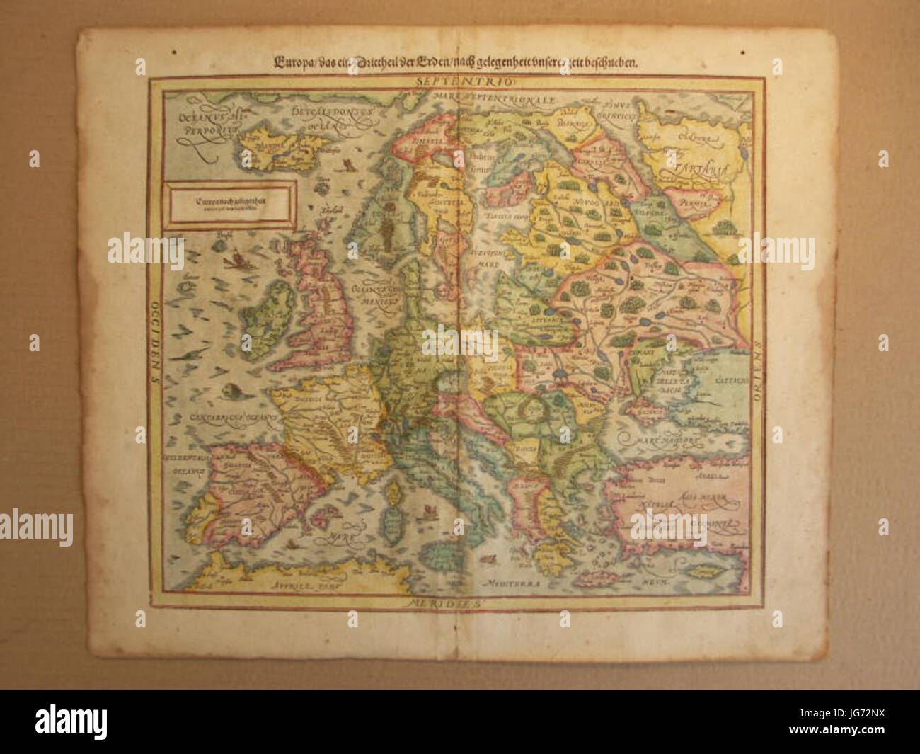 Map of Europe 28160029 Stock Photo - Alamy