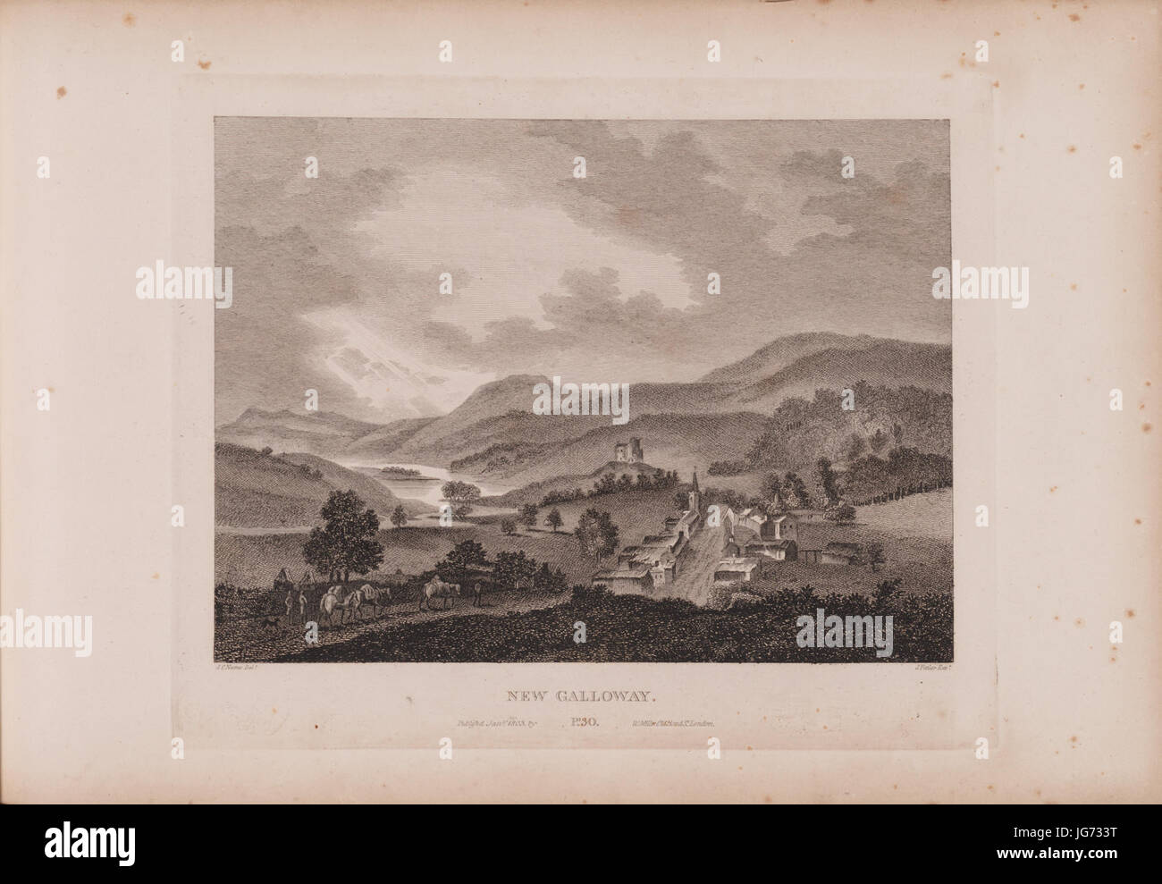 Galloway map hi-res stock photography and images - Alamy