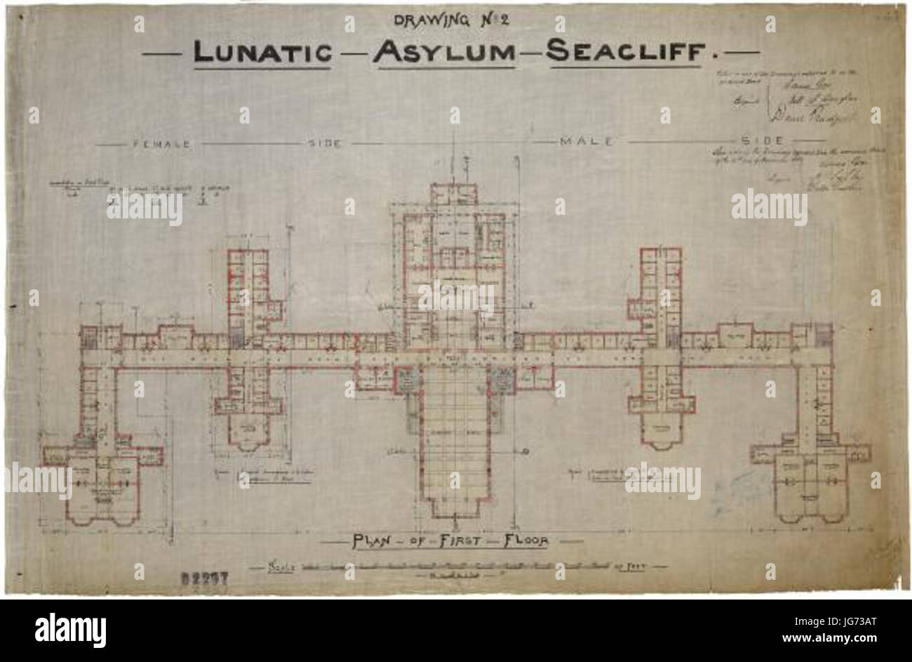 Seacliff NZ plan Stock Photo - Alamy
