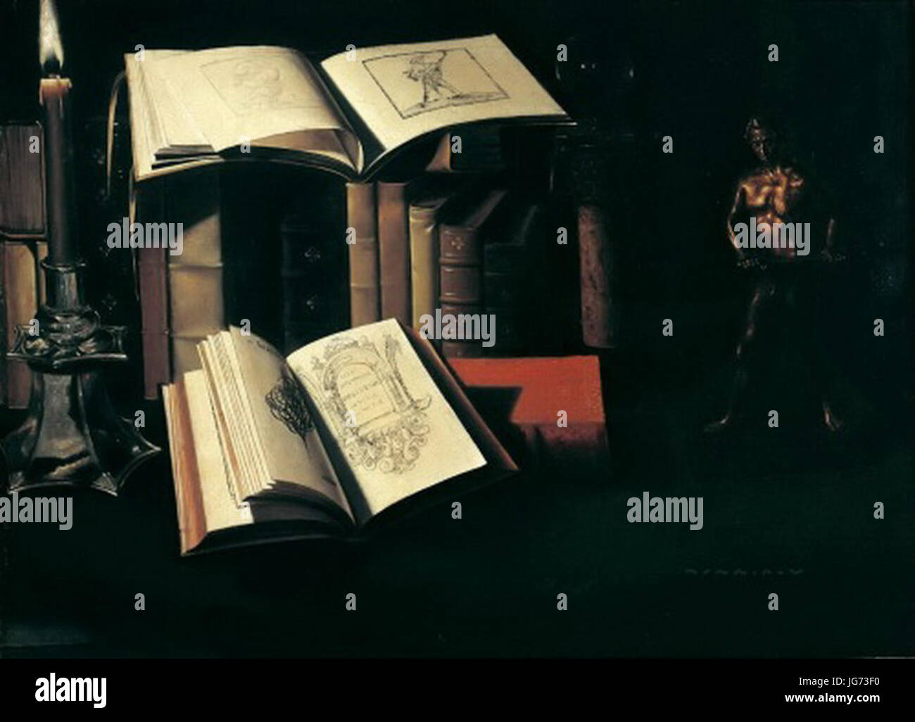 Sebastian Stoskopff 28 1597-1657 29 Still-life with books and bronze ...