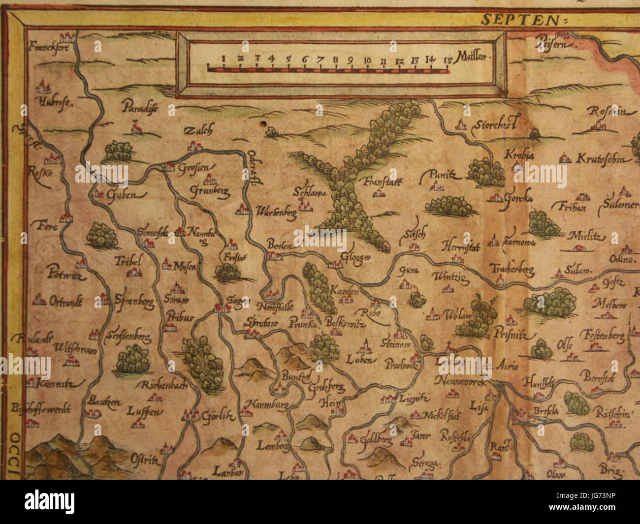 Silesia map hi-res stock photography and images - Alamy