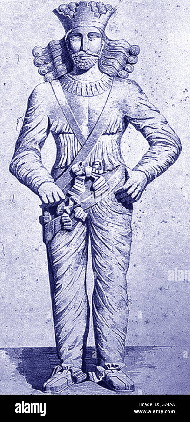 Shapour the Great (Shapour I) 241 AD - 2 AD Stock Photo - Alamy