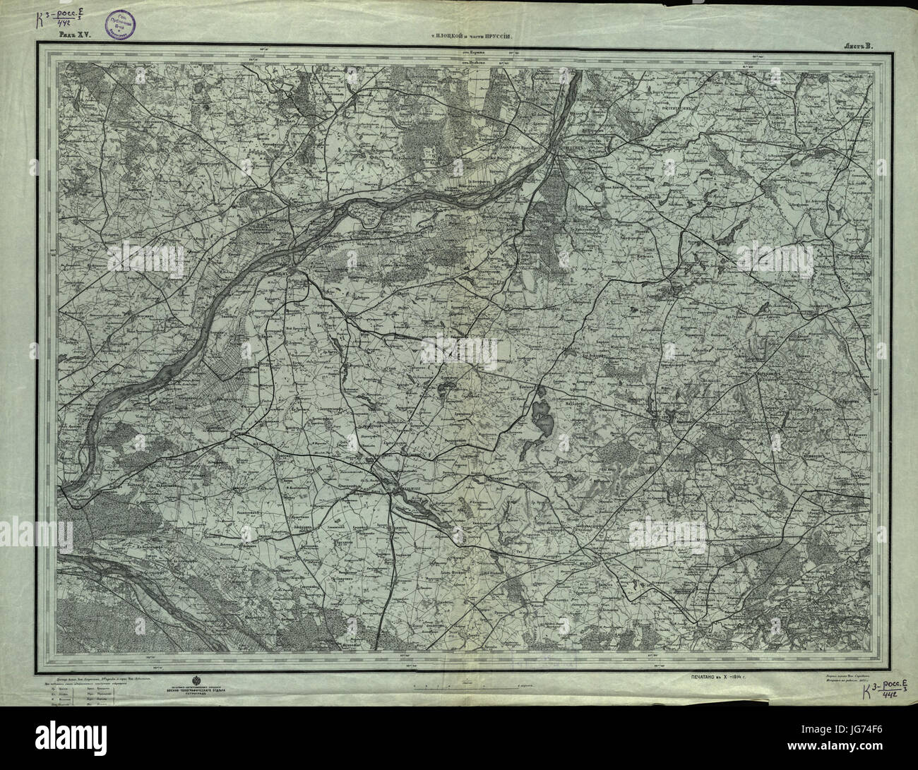 Shubert map - R15LD092 Stock Photo - Alamy