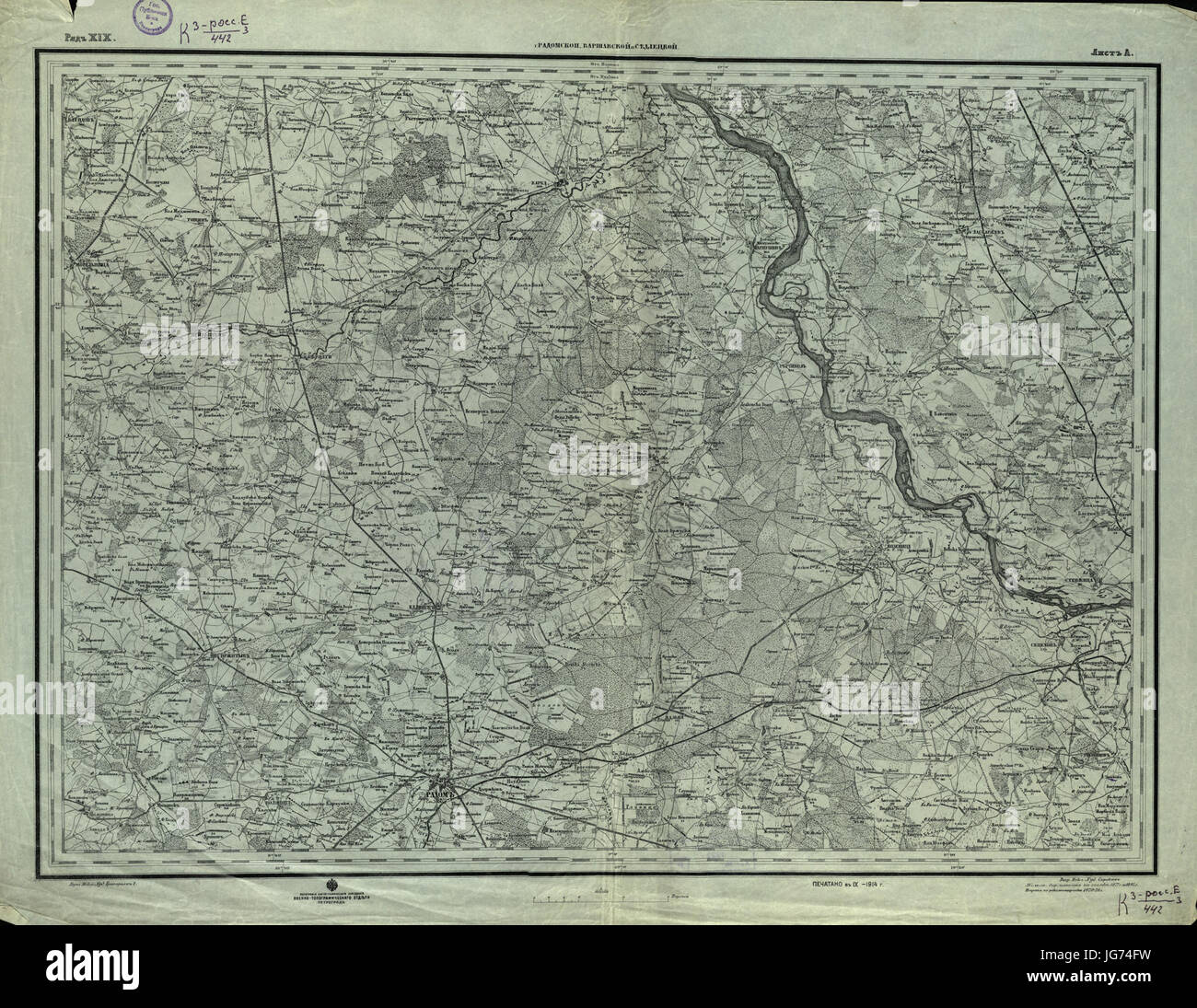 Shubert map - R19LD090 Stock Photo - Alamy