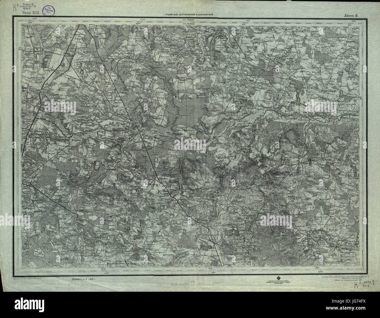 Shubert map - R19LD091 Stock Photo - Alamy