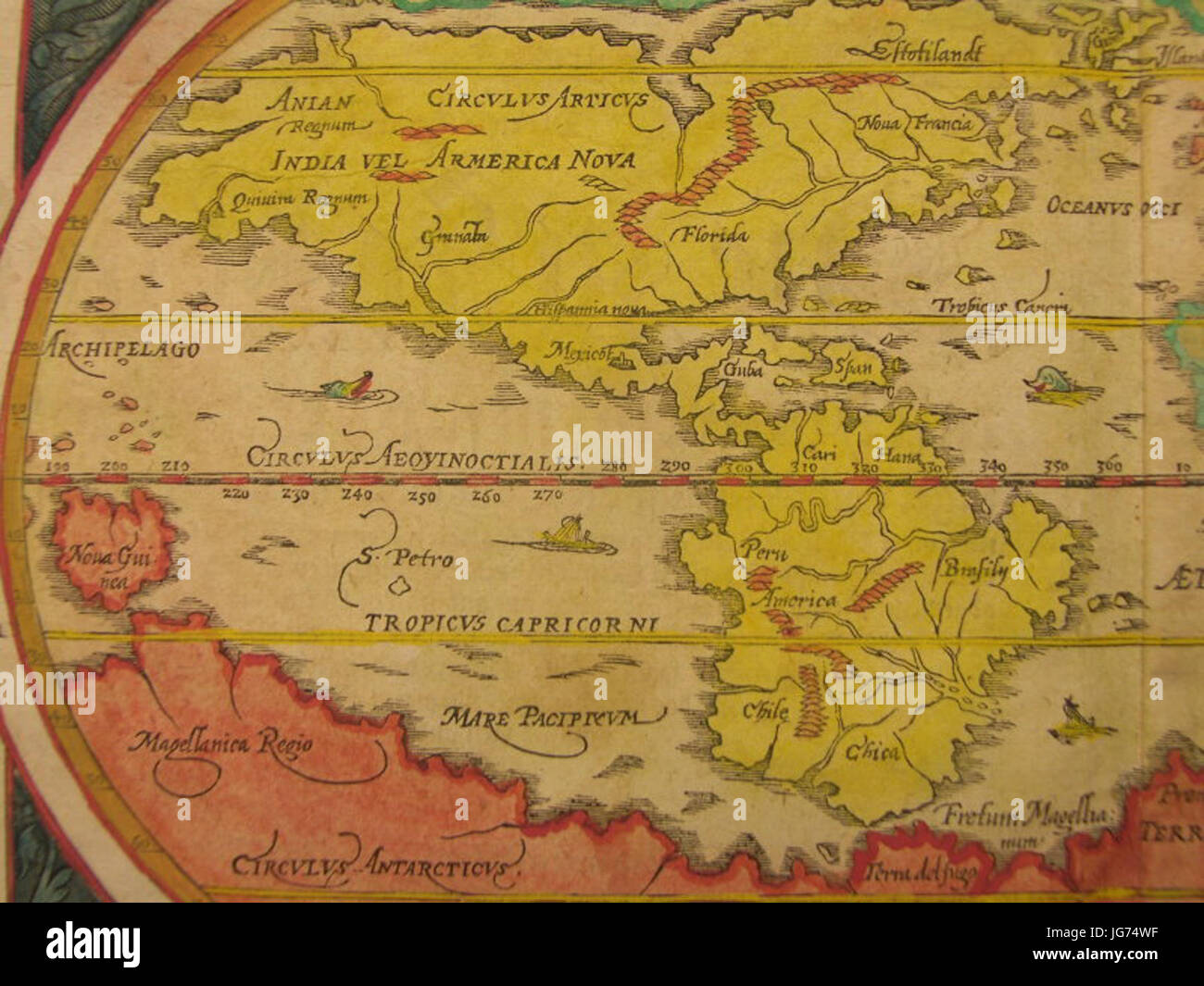 Map of the world western hemisphere28158829 Stock Photo - Alamy