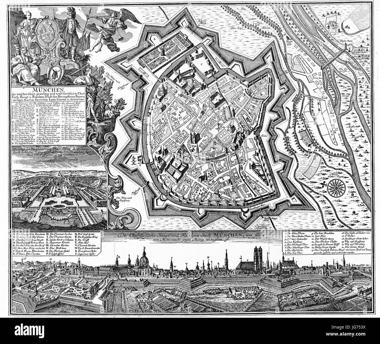 Munich Old Map High Resolution Stock Photography and Images - Alamy