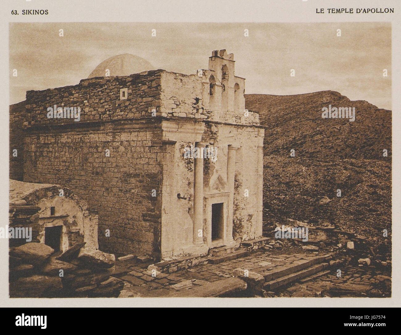 Sikinos - Le temple d'Apollon - Baud-bovy Daniel Boissonnas Frédéric ...