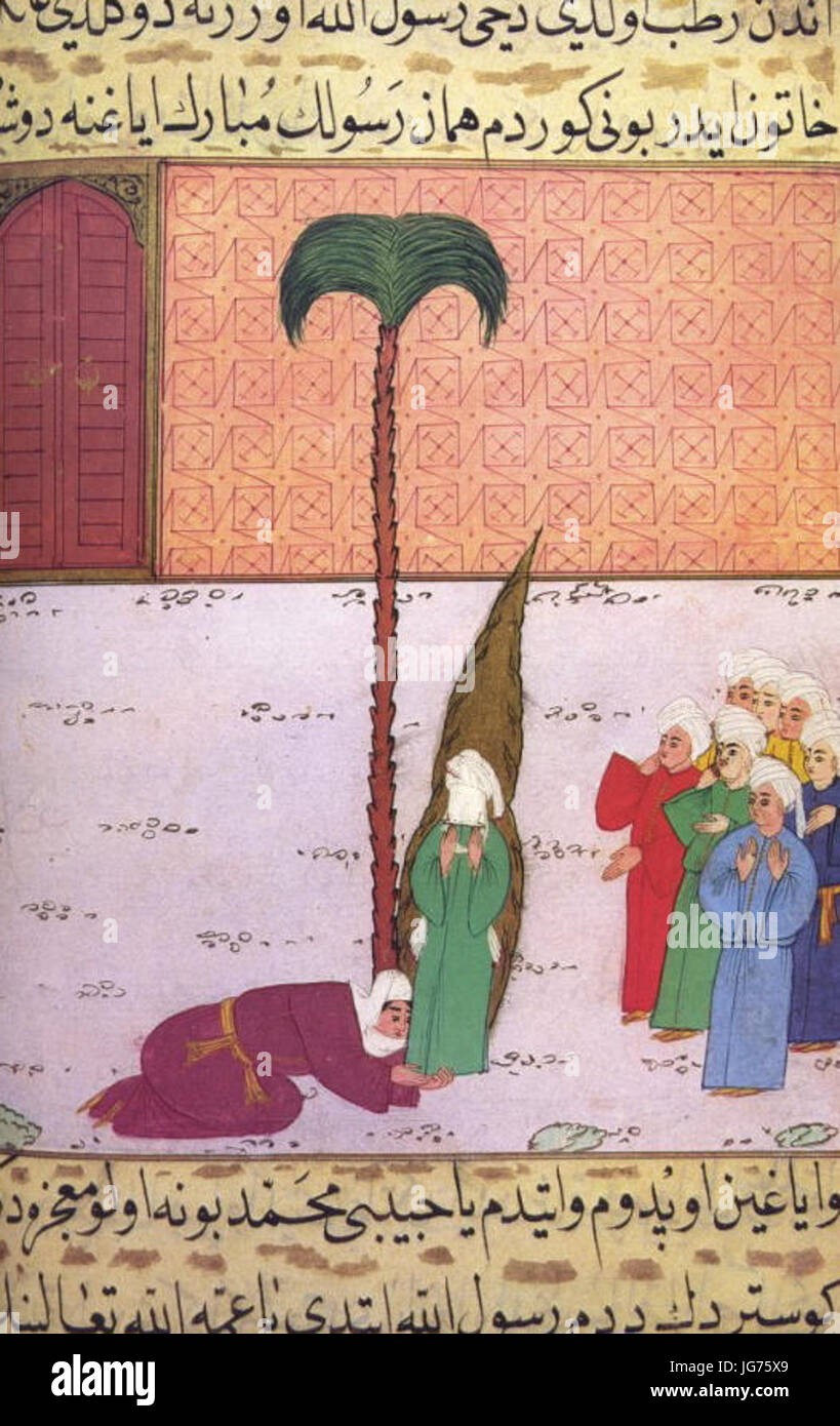 A scene from the 'Siyer-i Nebi' illustrating the Prophet Muhammad's ...
