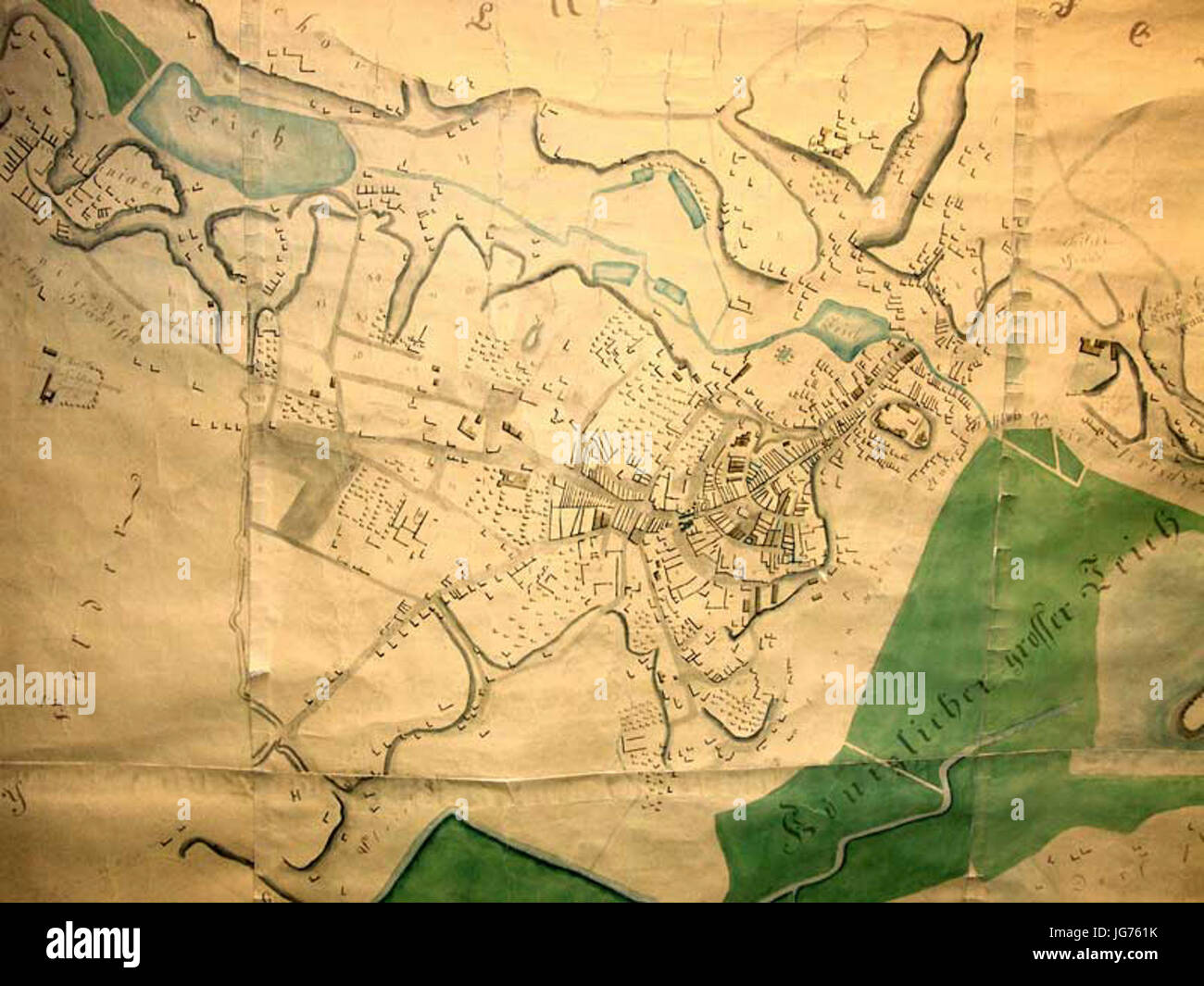 Mapa generalna całego miasta JKM-ci Lublina 281783 r.29 Stock Photo - Alamy