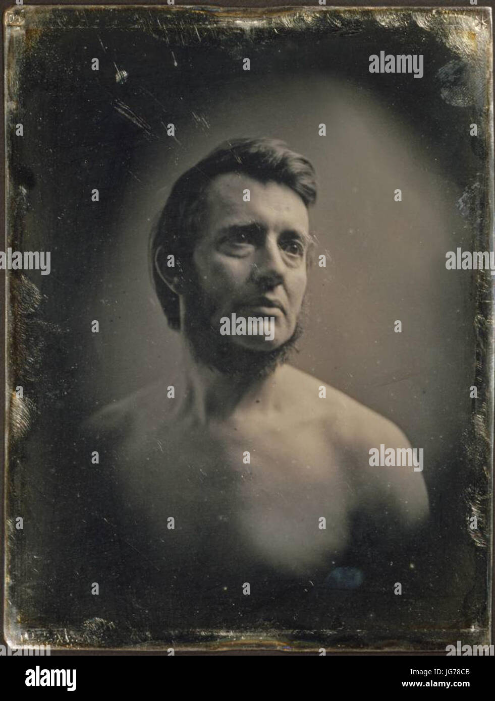 Southworth, Albert (1811-1894) - Male portrait 1848 Stock Photo - Alamy