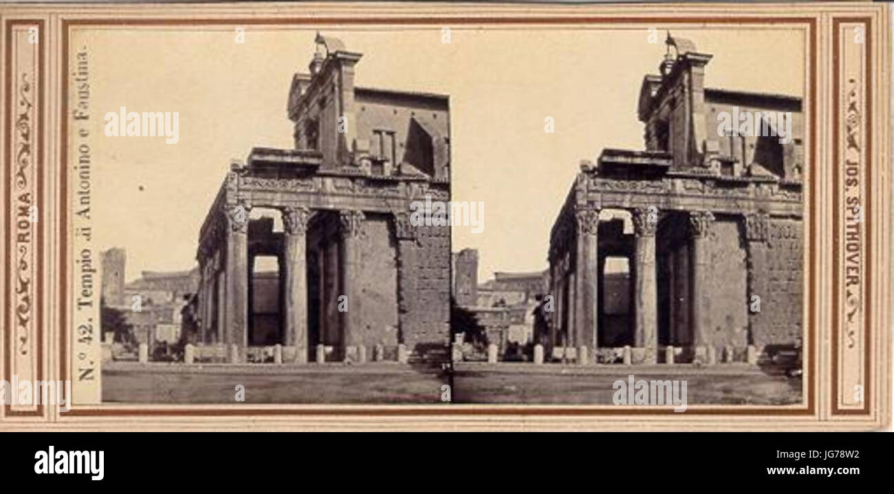 Tempio di antonino e faustina hi-res stock photography and images - Alamy